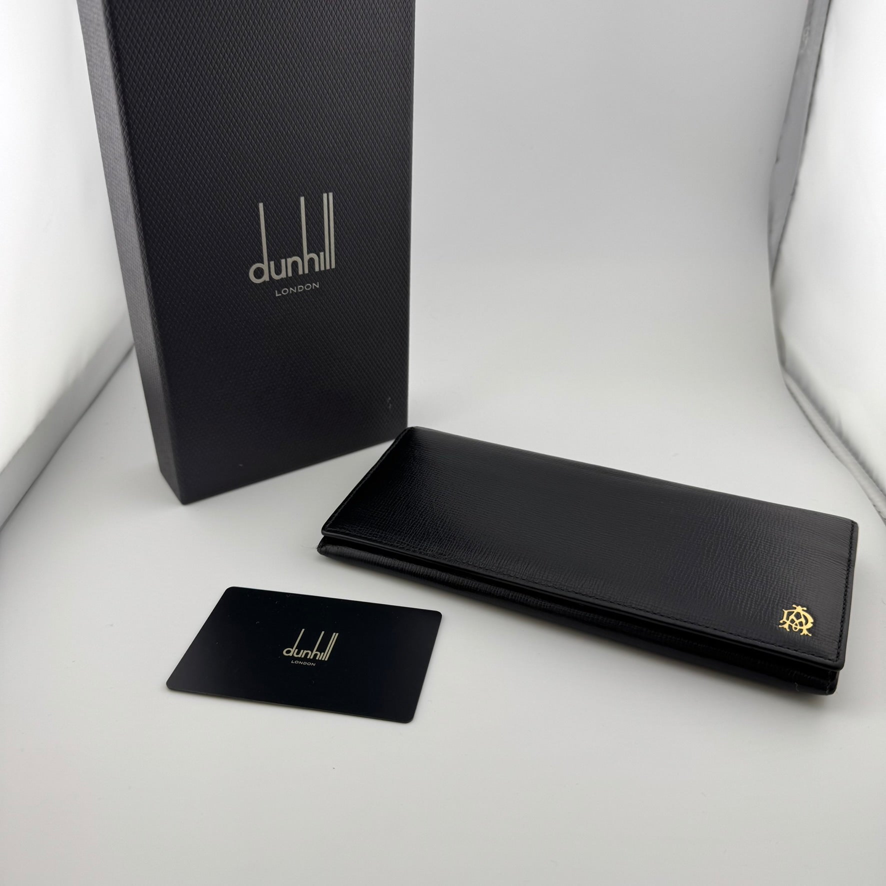 Alfred Dunhill Black Leather Bifold Wallet for Women – G.C. Murphy